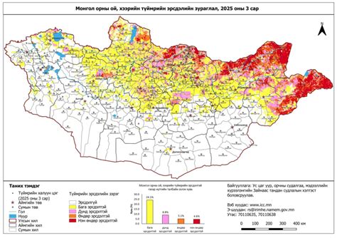 Ой хээрийн түймрийн эрсдэлийн зураглалыг гаргажээ