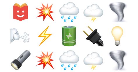 ⚡️🌩️🔥 Lightning Emojis — Copy And Paste