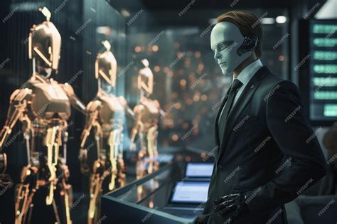 Premium Ai Image Ai Robot Enables Datadriven Decision Making For