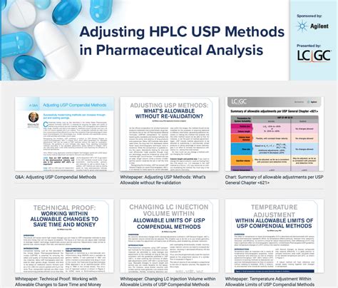 Adjusting Hplc Usp Methods Pharmaceutical Analysis