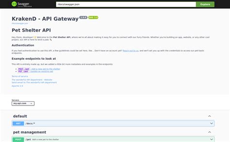 Generating Api Documentation Enterprise Edition Krakend Api Gateway V27