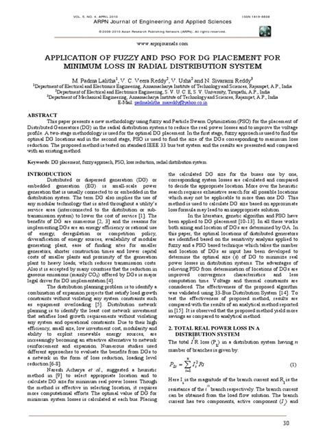 Fuzzy And Pso Pdf Mathematical Optimization Energy Development