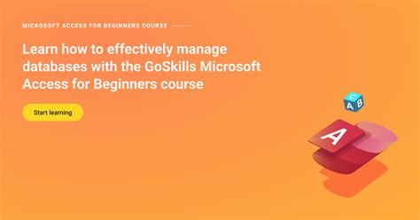 microsoft access course online basic access training goskills