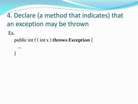 Ppt Exceptions And Exception Handling Powerpoint Presentation Free