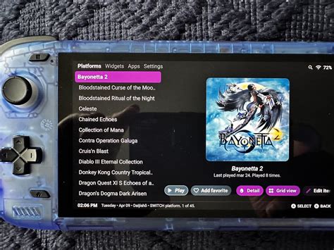 45 Nintendo Switch Games Played W Odin 2 Max R Odinhandheld