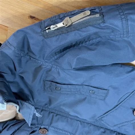 کمدا قیمت و خرید کاپشن اچ اند ام رنگ سورمه ای سایز 78 سال