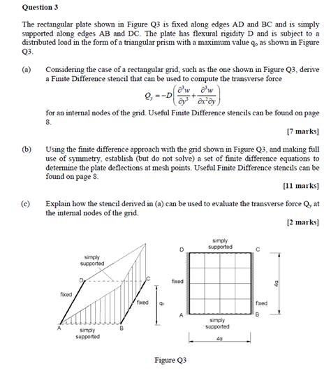 Derive A Finite Difference Stencil That Can Be Used