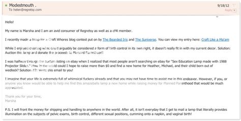 Craft Like A Maam • Sex Education Lamp Auctioned For Charity