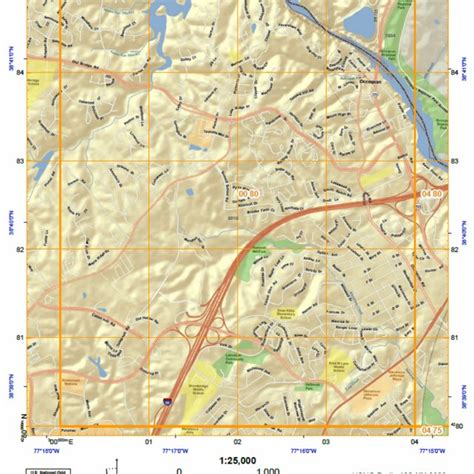 a sample geo referenced pdf map sheet designed for a4 sized paper not download scientific