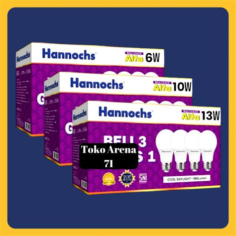 Jual Lampu Hannochs Led Bulb Alfa W Paket Beli Gratis Bohlam Led Hannochs Alfa