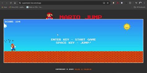 how i built mario jump with react sujal kishore kumar talreja posted