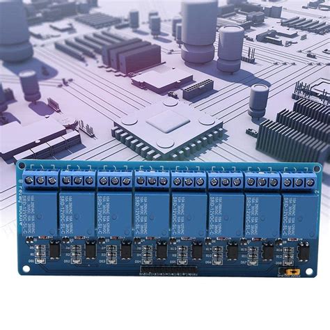8 Channel Relay Module Low Level Trigger Relay Module With Optocoupler 12V BigaMart