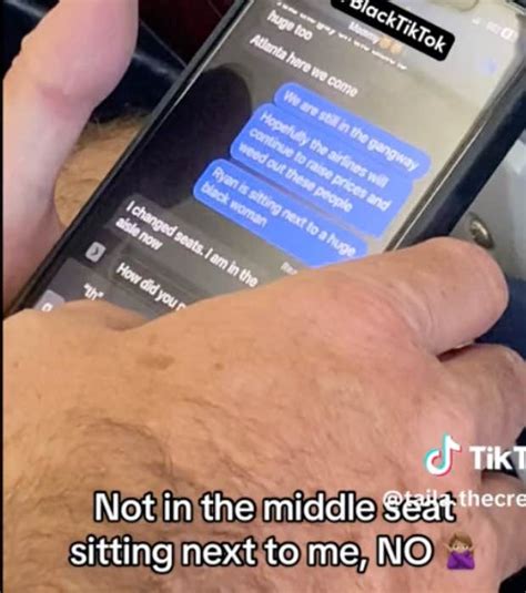 Woman Confronts Flight Passenger After Reading His Text Messages About