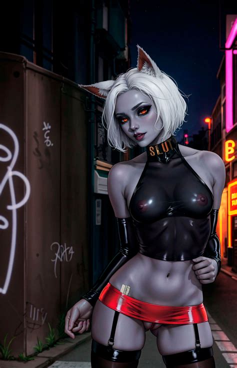 Rule 34 1girls Ai Generated Alley Amber Eyes Amberley Nox Cat Ears Collar Female Female Only