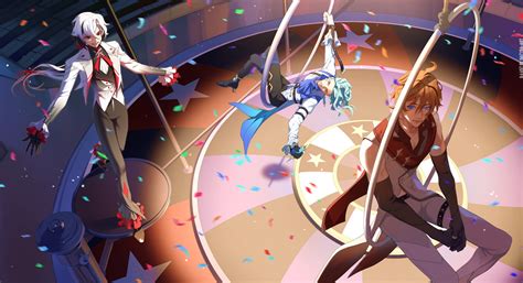 Tartaglia Arlecchino And Dottore Genshin Impact Drawn By Natyraart