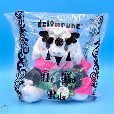 Deltarune Undertale White No Hat Ralsei Plush Figure Scarf Glasses 12