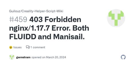 403 forbidden nginx 1 17 7 error both fluidd and manisail · guilouz