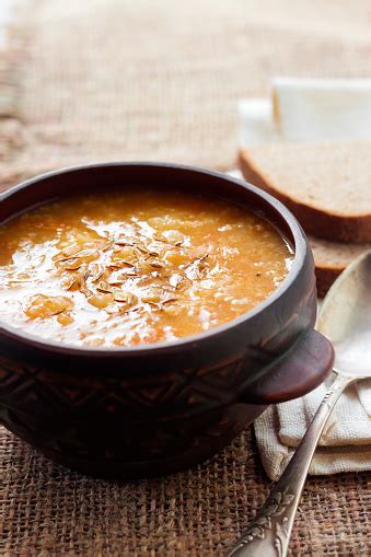 Kapustnyak소금에 절인 양배추 기장 및 고기 전통적인 우크라이나 겨울 수프 0명에 대한 스톡 사진 및 기타 이미지 0명 갈색 감자 요리 Istock