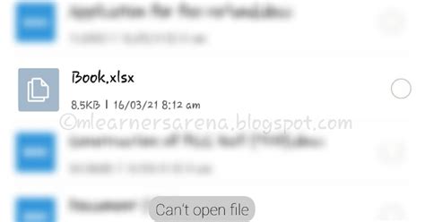 Excel File Not Open