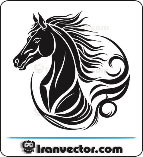 وکتور اسب 91 ایران وکتور