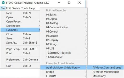 Cài Đặt Thư Viện Trên Arduino Ide
