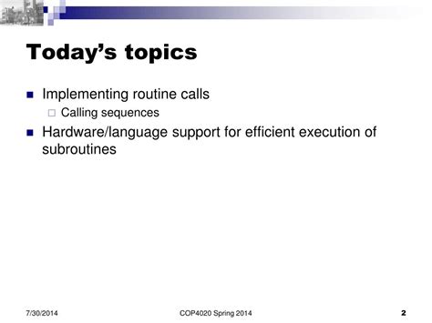 Ppt Cop4020 Programming Languages Powerpoint Presentation Free Download Id2692465