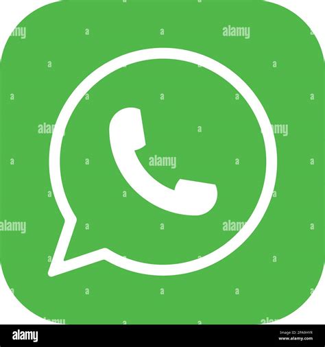 Whatsapp Logo Messenger Icon Realistic Social Media Logotype Whats