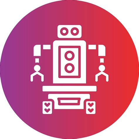 Premium Vector Vector Design Autonomous Robot Icon Style