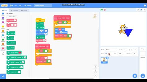 How To Draw Filled Triangle In Scratch And Pictoblox Youtube
