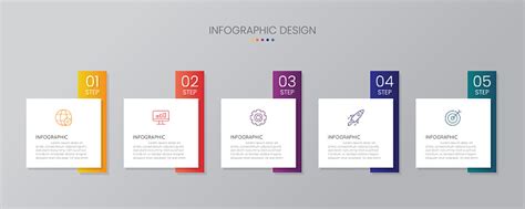 인포그래픽 일러스트레이션 디자인 템플릿과 5가지 옵션 또는 단계 비즈니스 프레젠테이션 프로세스에 사용할 수 있습니다 0명에 대한 스톡 벡터 아트 및 기타 이미지 Istock