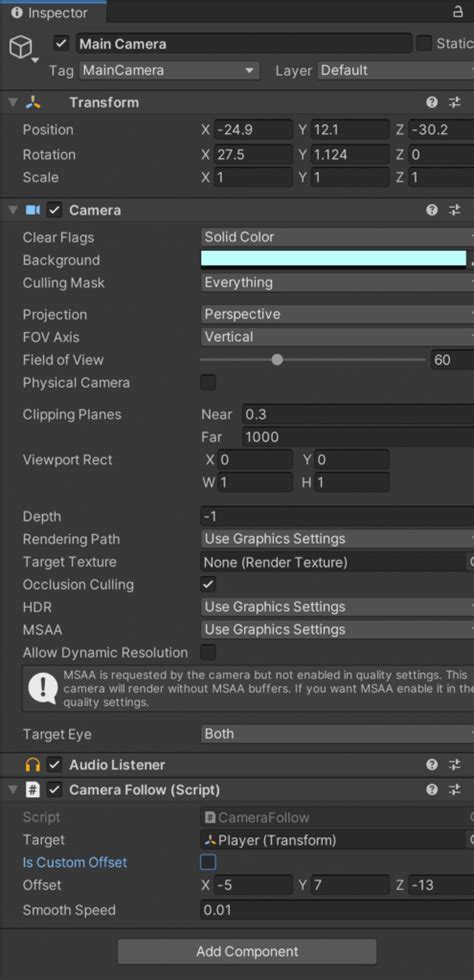 How To Make A Smooth Camera Follow In Unity C Game Development Solutions