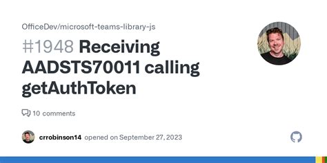 Receiving Aadsts70011 Calling Getauthtoken · Issue 1948 · Officedevmicrosoft Teams Library Js
