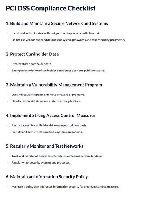 Pci Dss Compliance Checklist Template Template Collaborative Docs For Teams