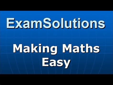 Calculating The Mean μ And Standard Deviation σ Examsolutions