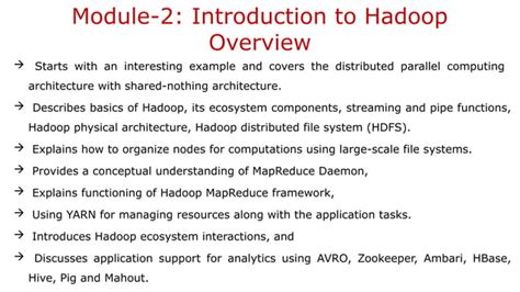 Big Data Analytics Module 1 For Vtu Syllabuspptx Databases