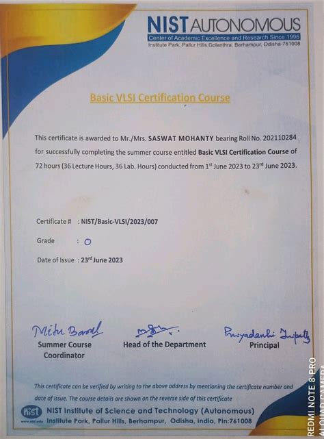 Saswat Mohanty On Linkedin 🎓 Happy To Share My Lastest Achievement I