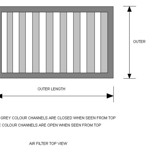 5 Schematic Representation Of Filtering Element Inside Filter Box Download Scientific Diagram