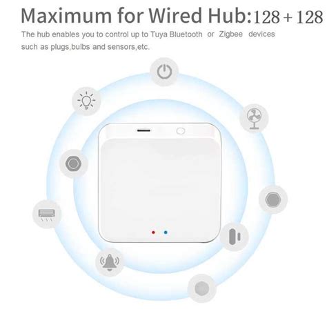 XZJ Tuya Multi Function Gateway Zigbee WiFi BLE Multi Protocol Communication Smart Gateway Smart