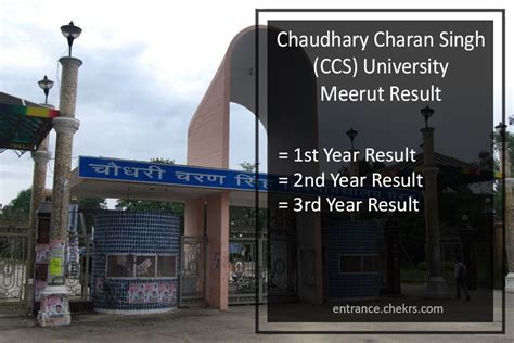 Ccs University Result 2024 Meerut Ba Bsc Bcom 1st 2nd 3rd Year Results