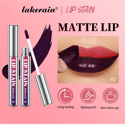 Lakerain 3 Colors Velvet Matte Lip Stain Peel Off Kit Long Lasting