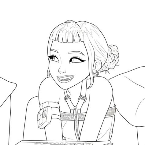 14 Kpop Demon Hunters Zoey Coloring Page Free Print And Online
