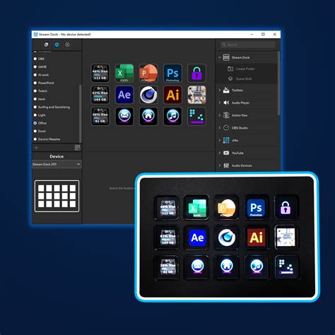 15 Key Lcd Visible Custom Keyboard Programmable Macro Keyboard Stream Deck