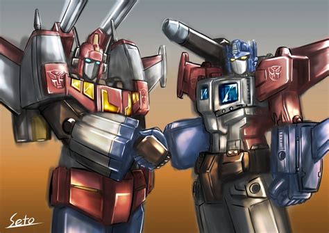 Star Saber And Ginrai Transformers And 2 More Drawn By Seto