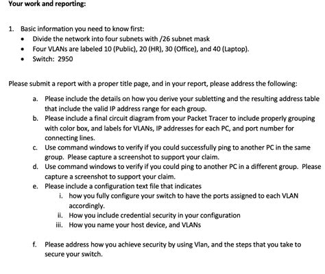 Solved Know How To Configure VLANs Using Switchport Chegg Com