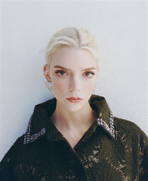 Anya Taylor Joy Wears Mcqueen And Celine For The Gorge Promo Tour