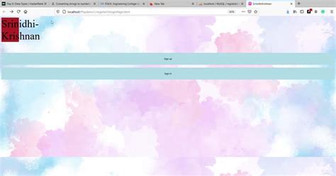 srinidhi k on linkedin html5 css javascript php mysql phpmyadmin