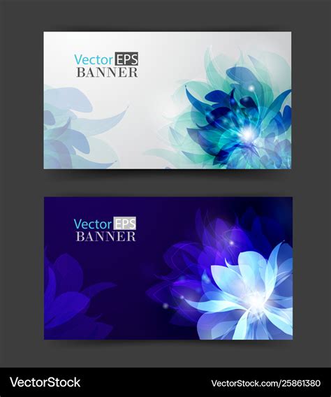 Flower Background Brochure Template Royalty Free Vector