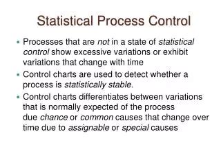 PPT Statistical Process Control PowerPoint Presentation Free Download ID 1222101