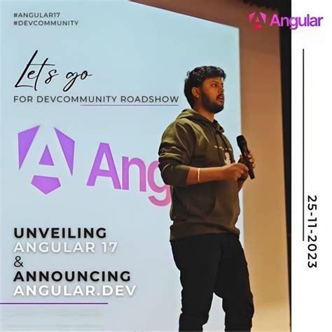 pranav kumar on linkedin angular17 devcommunityroadshow