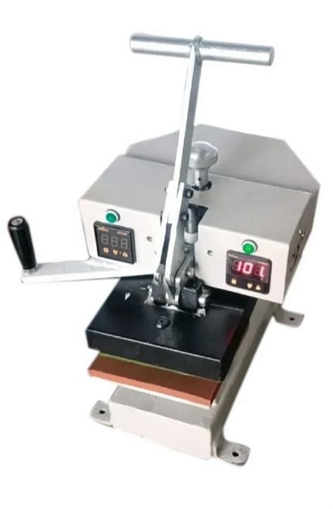 Manual Mild Steel Label Fusing Machine Size 6 X 6 Single Bed 500